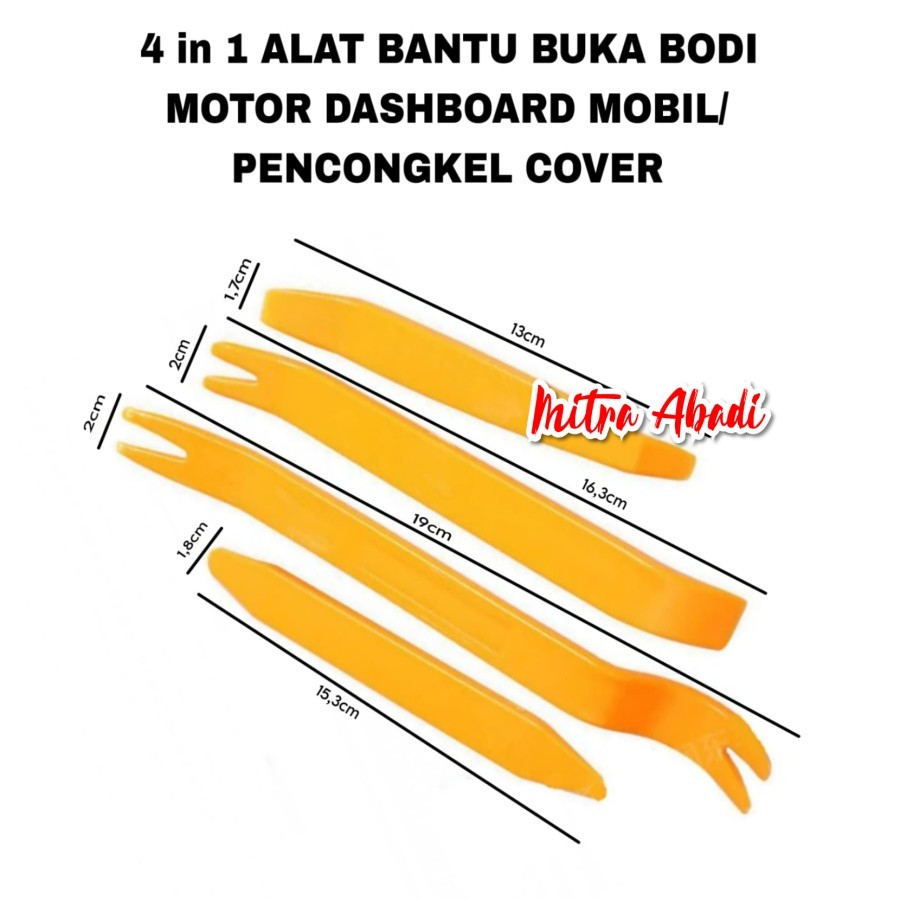 Jual 4 IN 1 Alat Bantu Buka Bodi Motor Dashboard Mobil / Pencongkel ...