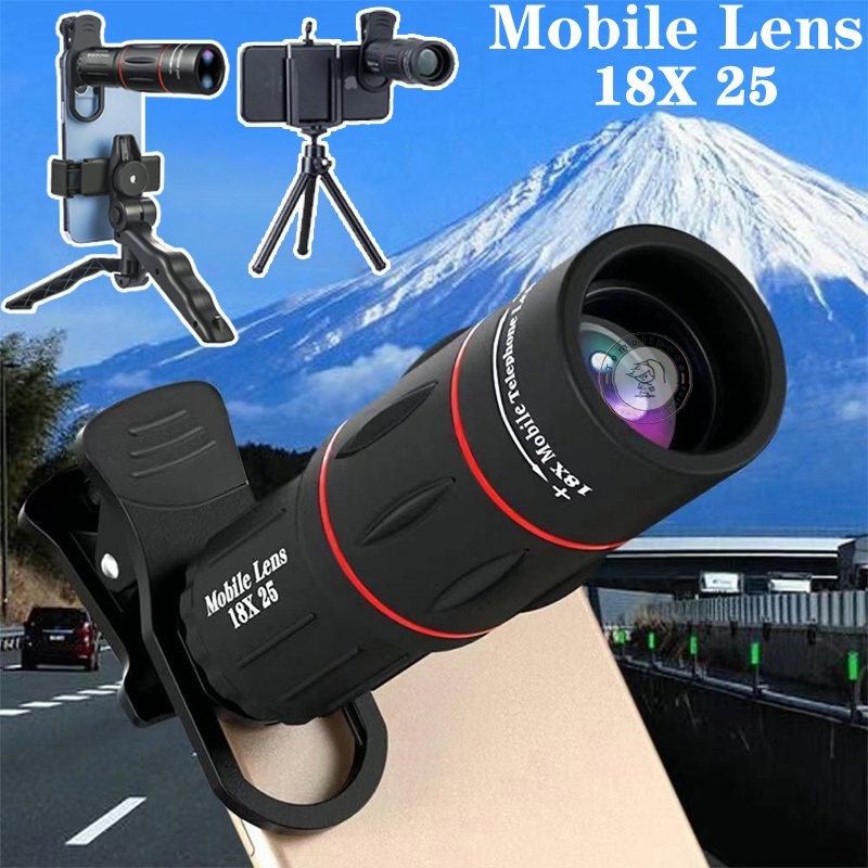 Jual 18X25 Lensa Kamera Zoom Cam Lensa Tele Telezoom Lens Kamera ...