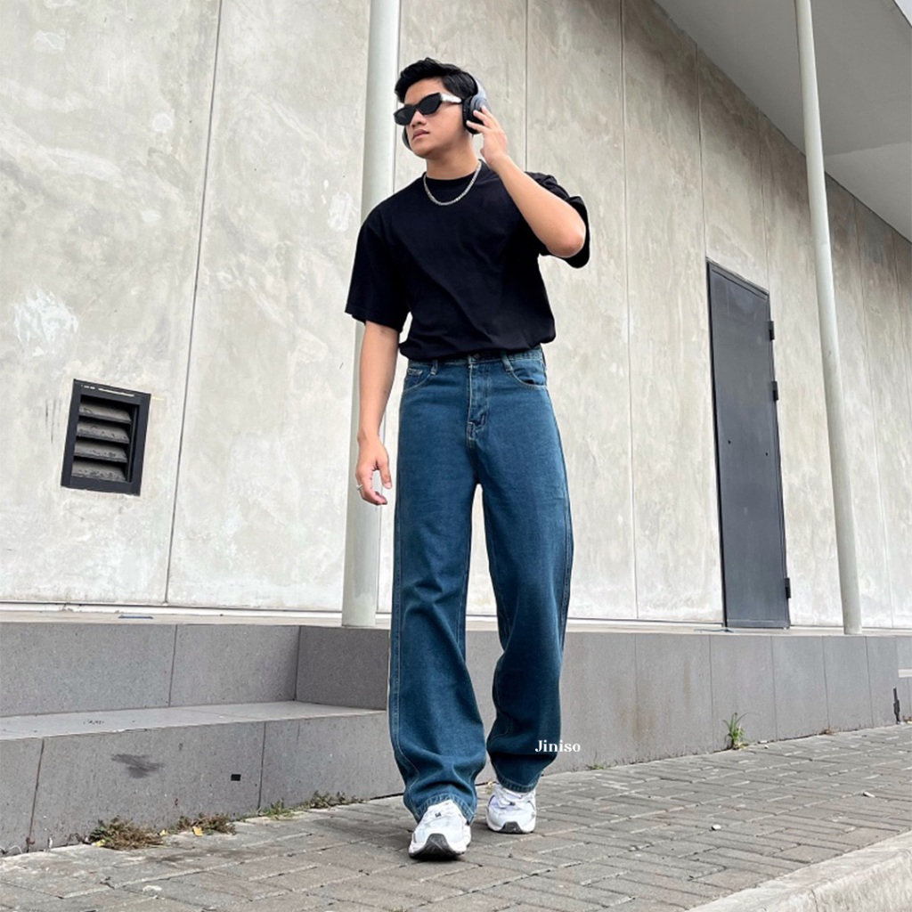 Jual JINISO Denim Pria Loose Jeans Vol. 1 | Shopee Indonesia