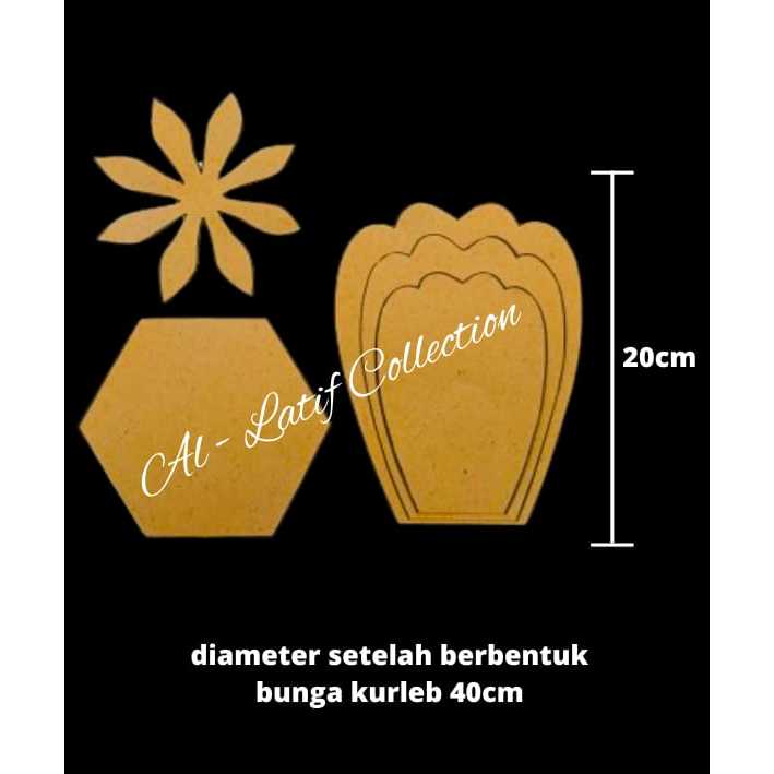 Jual Pola Paper Flower || Pola Bunga Kertas || Paper Craft || B-14 ...