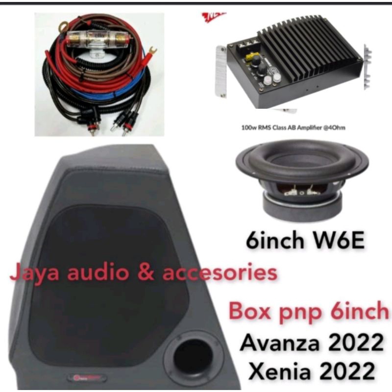 Jual Subwoofer PNP Cello 6inch W6E include Power M8 MKll Inova Reborn ...