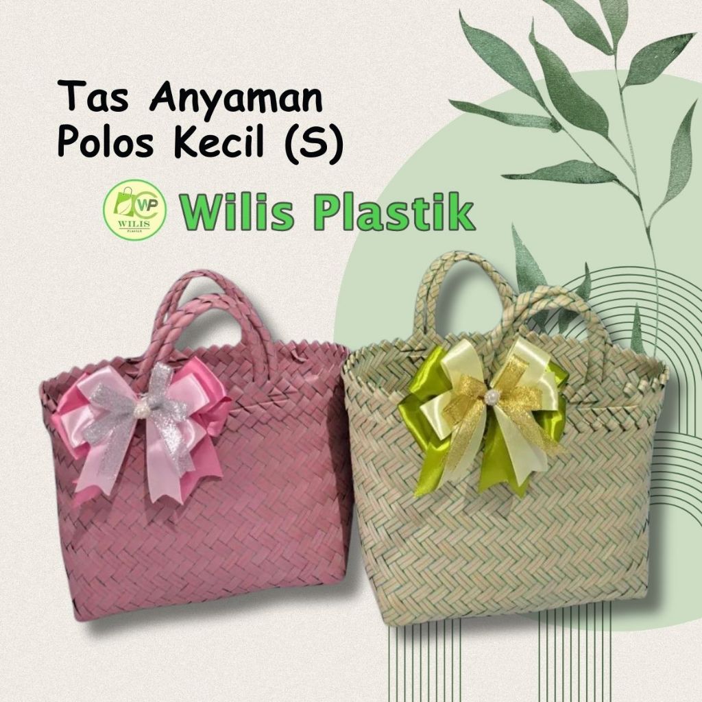 Jual Tas Anyam Plastik Polos Kecil / Size (S) | Shopee Indonesia