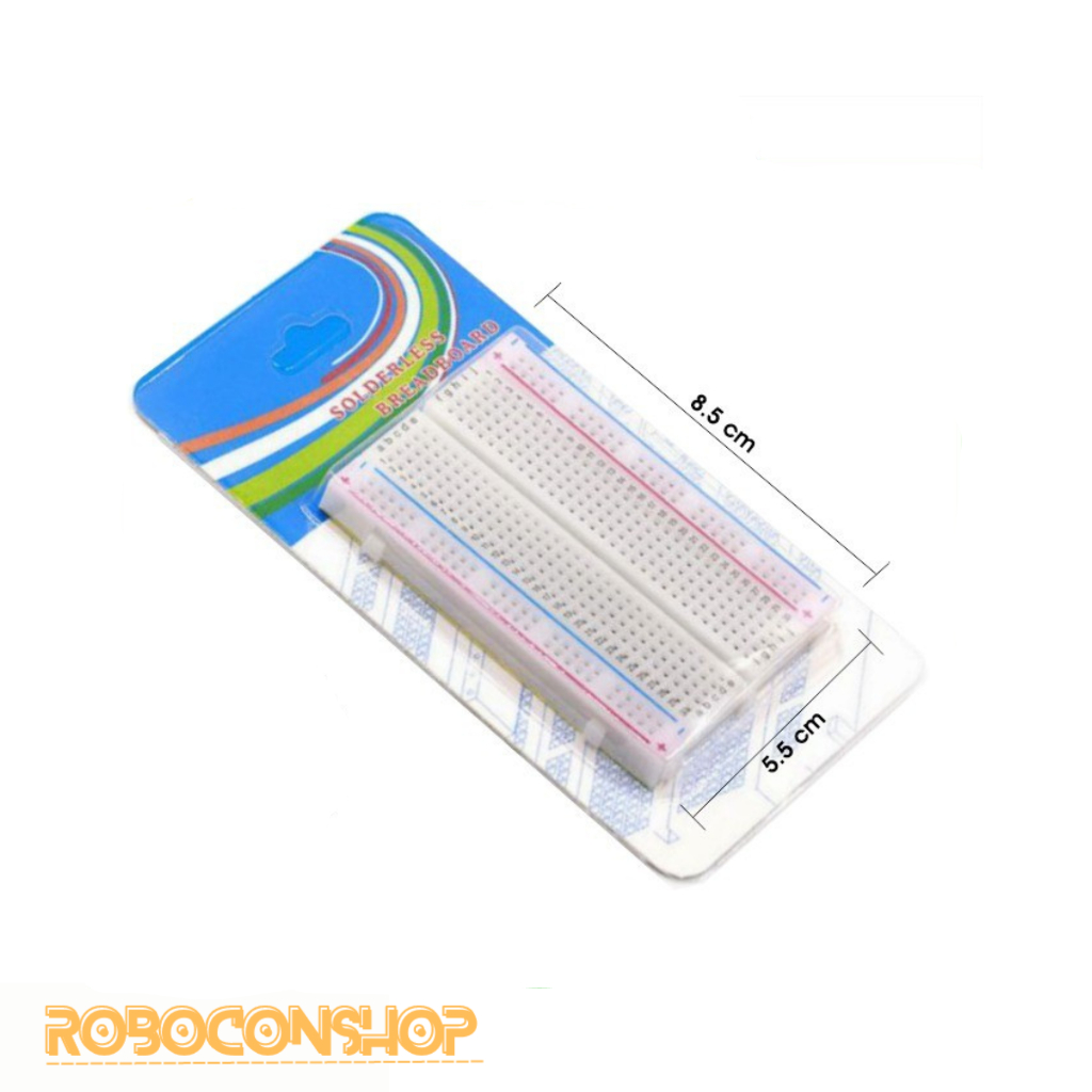 Jual BREADBOARD MINI SOLDERLESS 400P 400 TIE POINTS | Shopee Indonesia