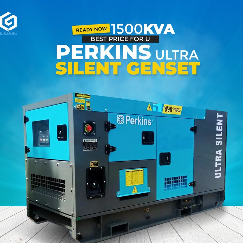 Jual Genset Silent | 1500 KVA | Genset Diesel Perkins Ultra Silent | Shopee Indonesia