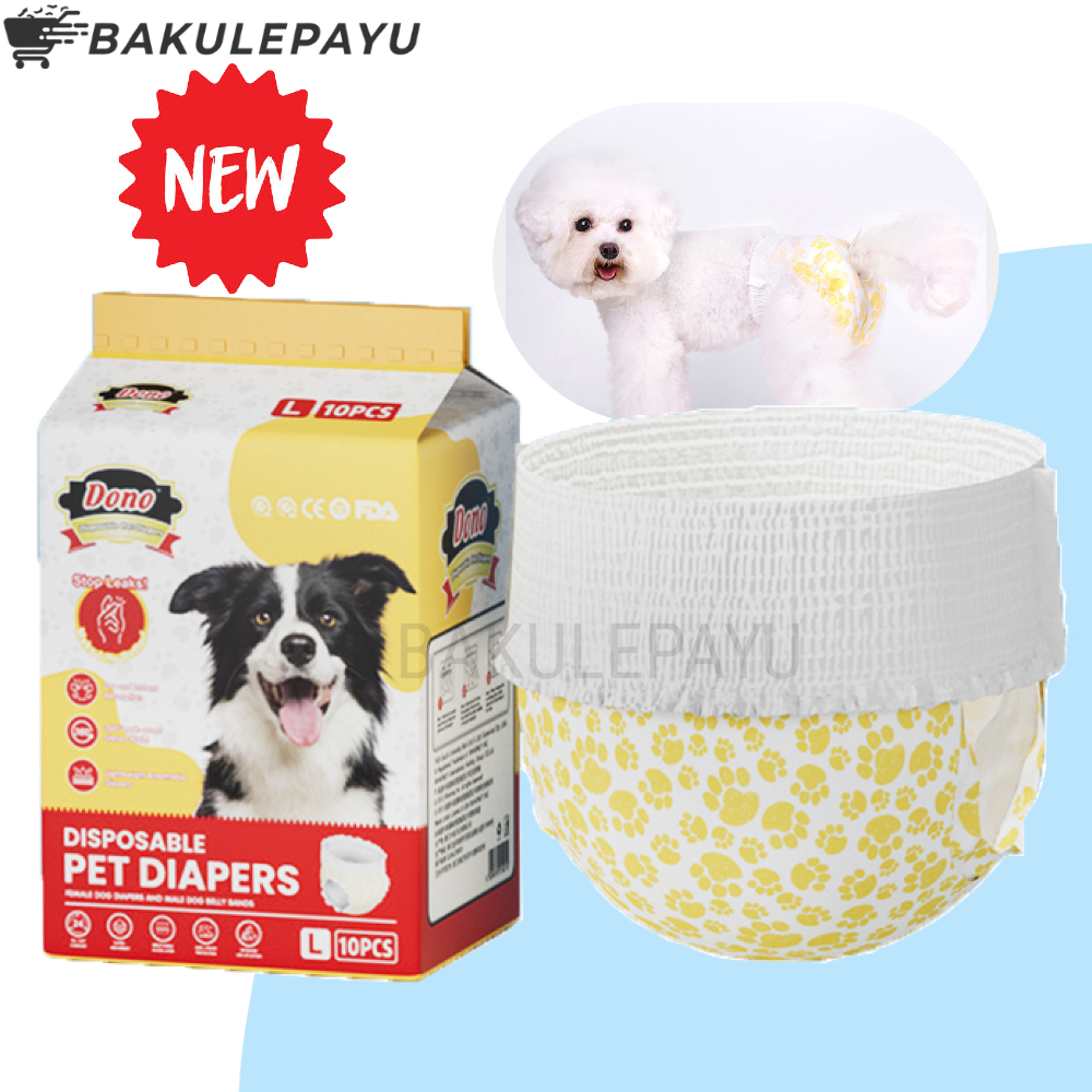 Jual Popok Celana Hewan Anjing Betina Dono Female Disposable Diapers ...