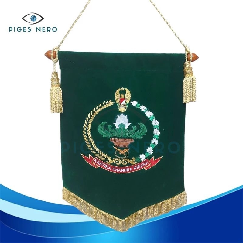Jual Bendera Vandel Logo Persatuan Istri Tentara (PERSIT) Full Bordir ...