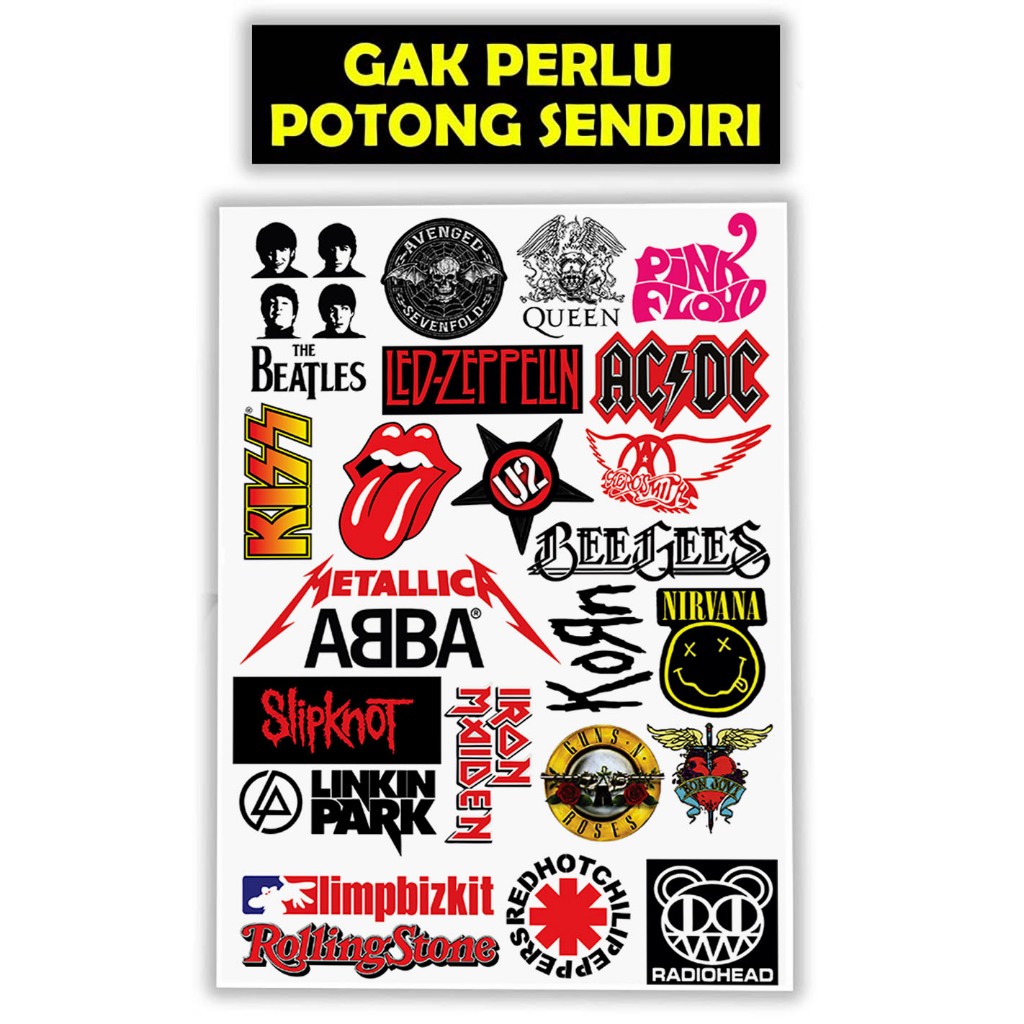 Jual Stiker Aesthetic, Sticker Aesthetic, Stiker Band, Sticker Band ...