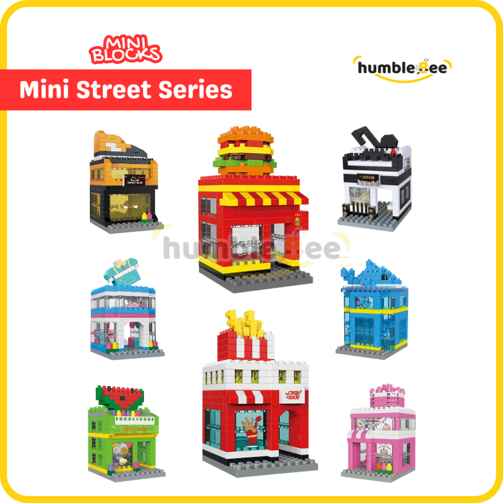 Jual Jike Mini Blocks - Mini Street Series | Mainan Edukatif Balok ...