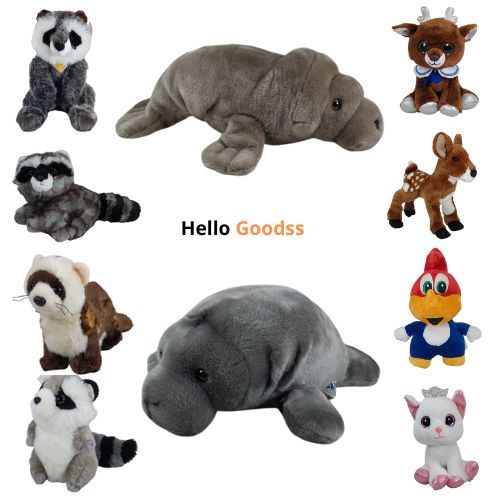 Jual Boneka Dugong Berang-Berang Kancil Kucing Rusa Deer Rakun Burung ...
