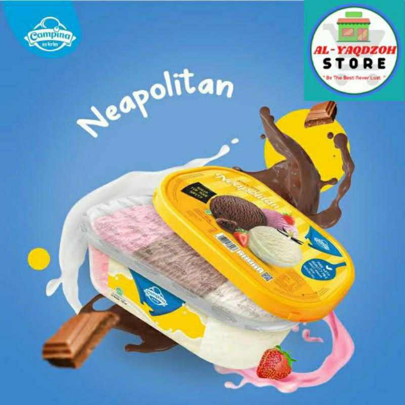 Jual Campina Ice Cream Regular Neapolitan 700Ml | Shopee Indonesia