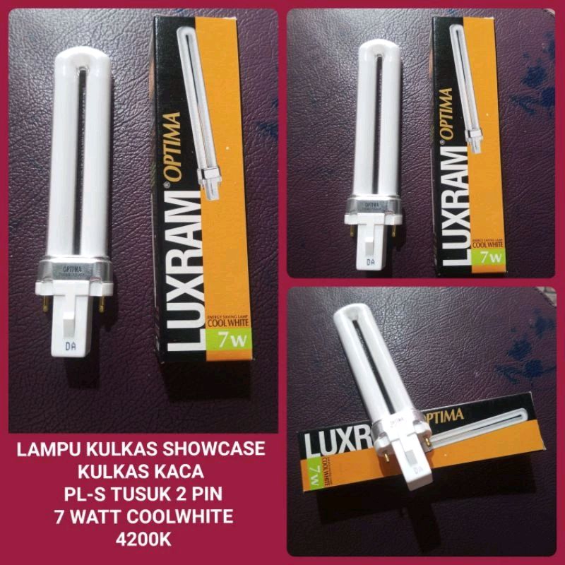 Jual Lampu Kulkas Showcase Lampu Kulkas Kaca Lampu 7 Watt PL-S 2 PIN ...