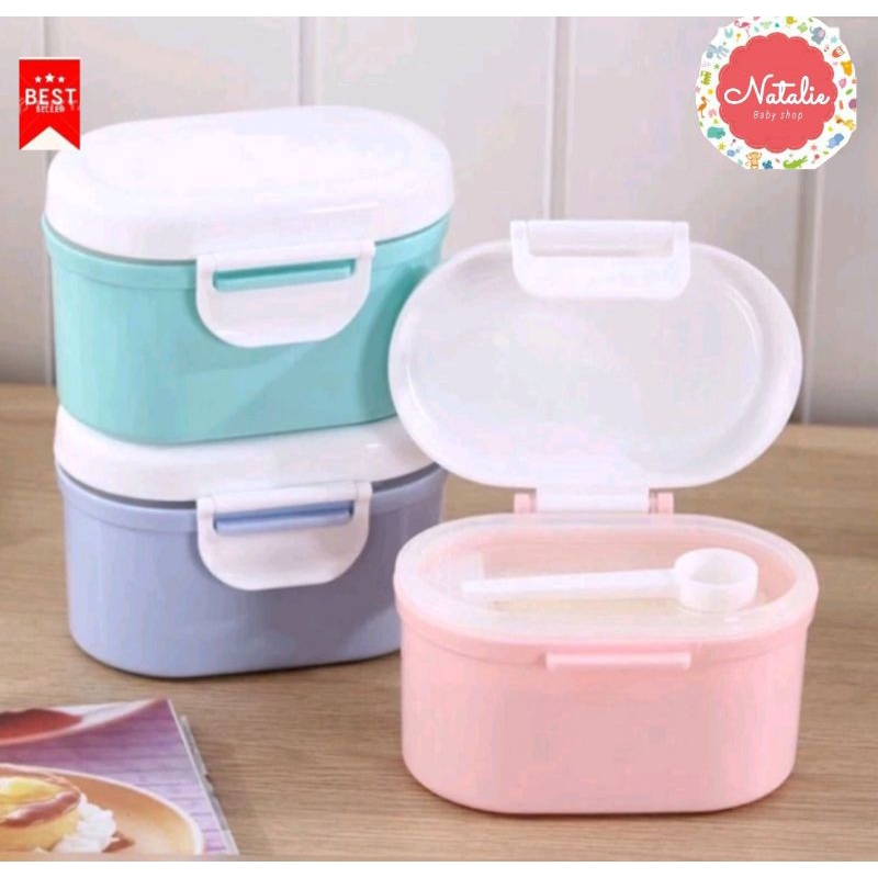 Jual Kotak Wadah Penyimpanan Susu dan Snack/Milk Container 400ml dan ...