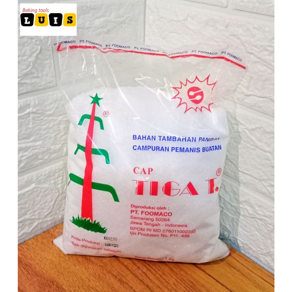 Jual Pemanis Buatan Sari Manis Cap 3T 1 kg | Shopee Indonesia