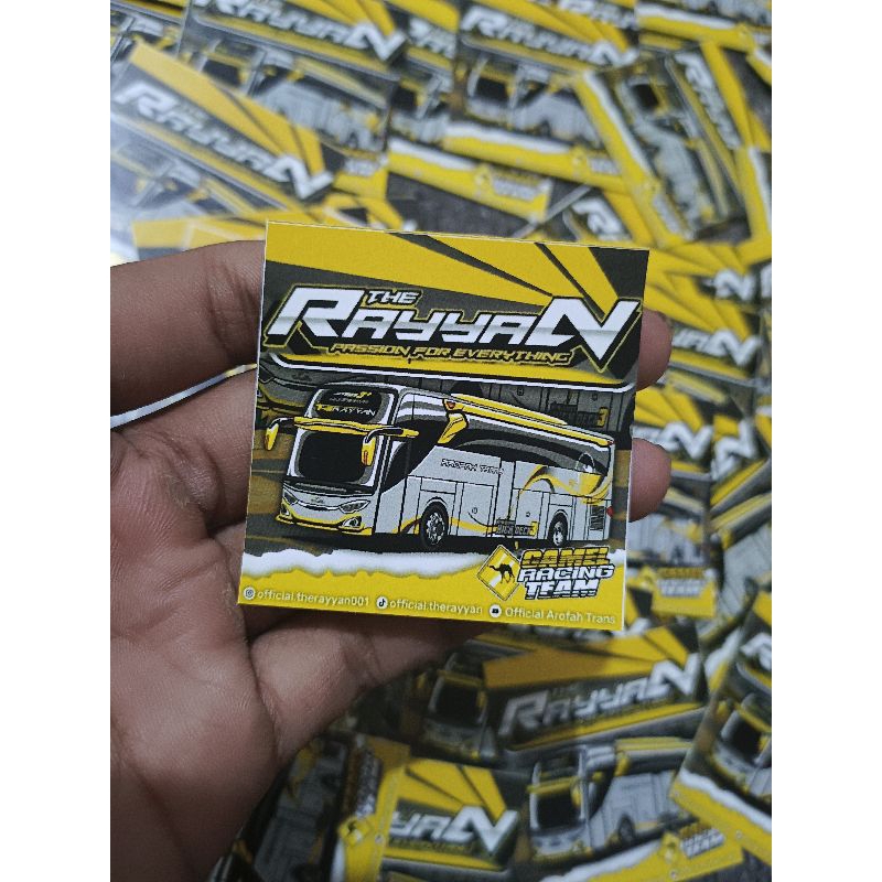 Jual stiker bus arofah trans V3 asli isi 52 pcs | Shopee Indonesia