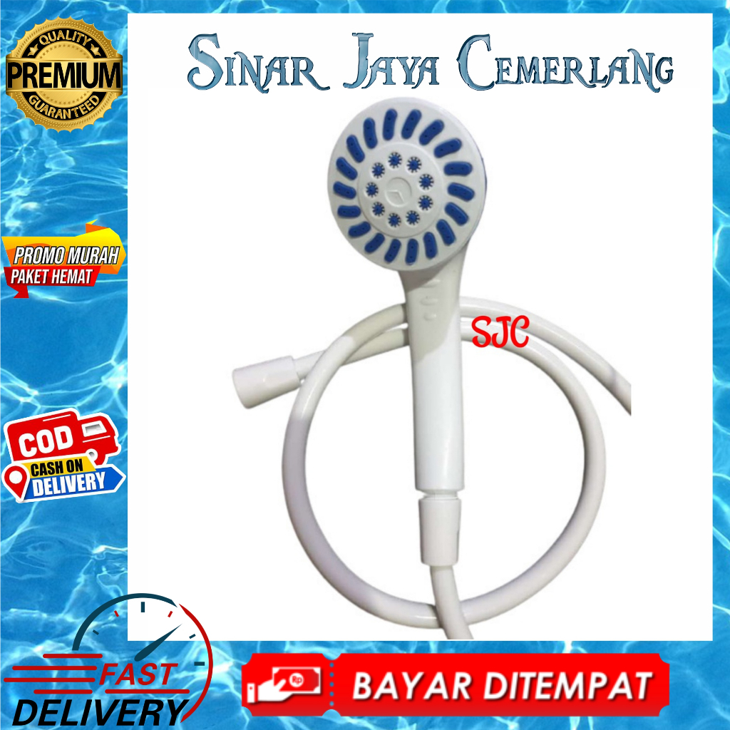 Jual Hand Shower PVC - Shower Mandi Plastik Murah - Hand Shower PVC ...