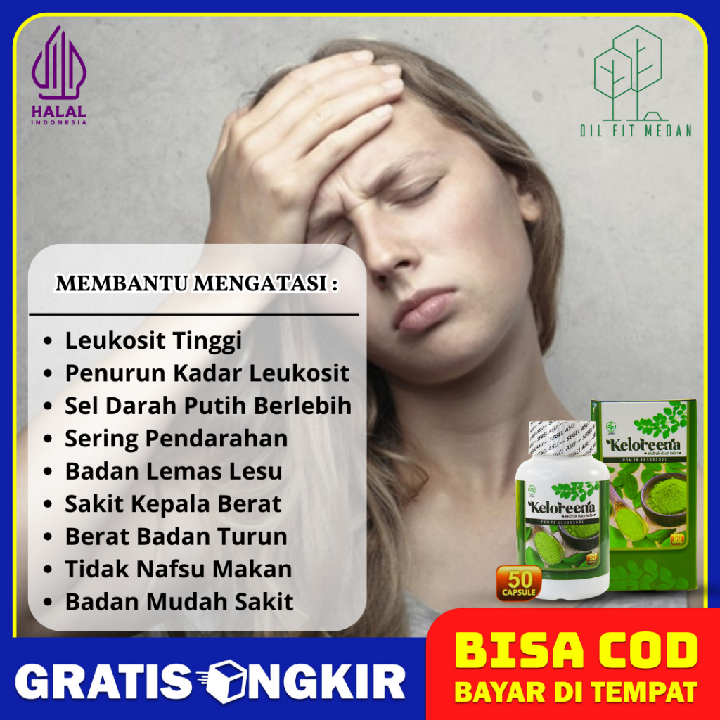 Jual Obat Leukosit Tinggi Kelebihan Sel Darah Putih Sakit Kepala Berat ...