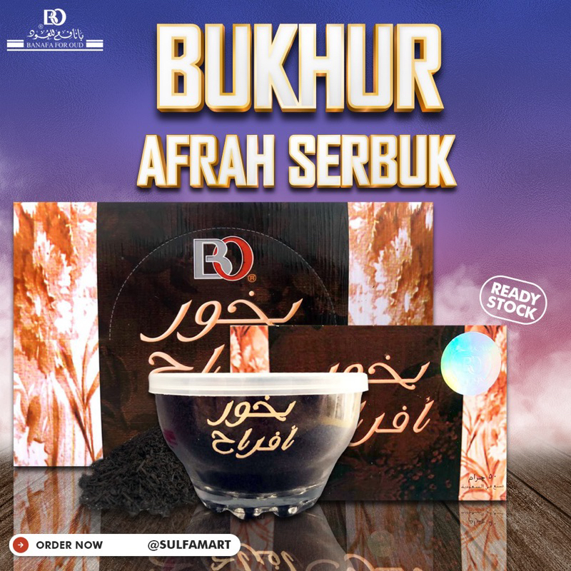 Jual Bukhur Afrah Original Saudi Banafa For Oud / Bakhoor Afrah Bukhur ...