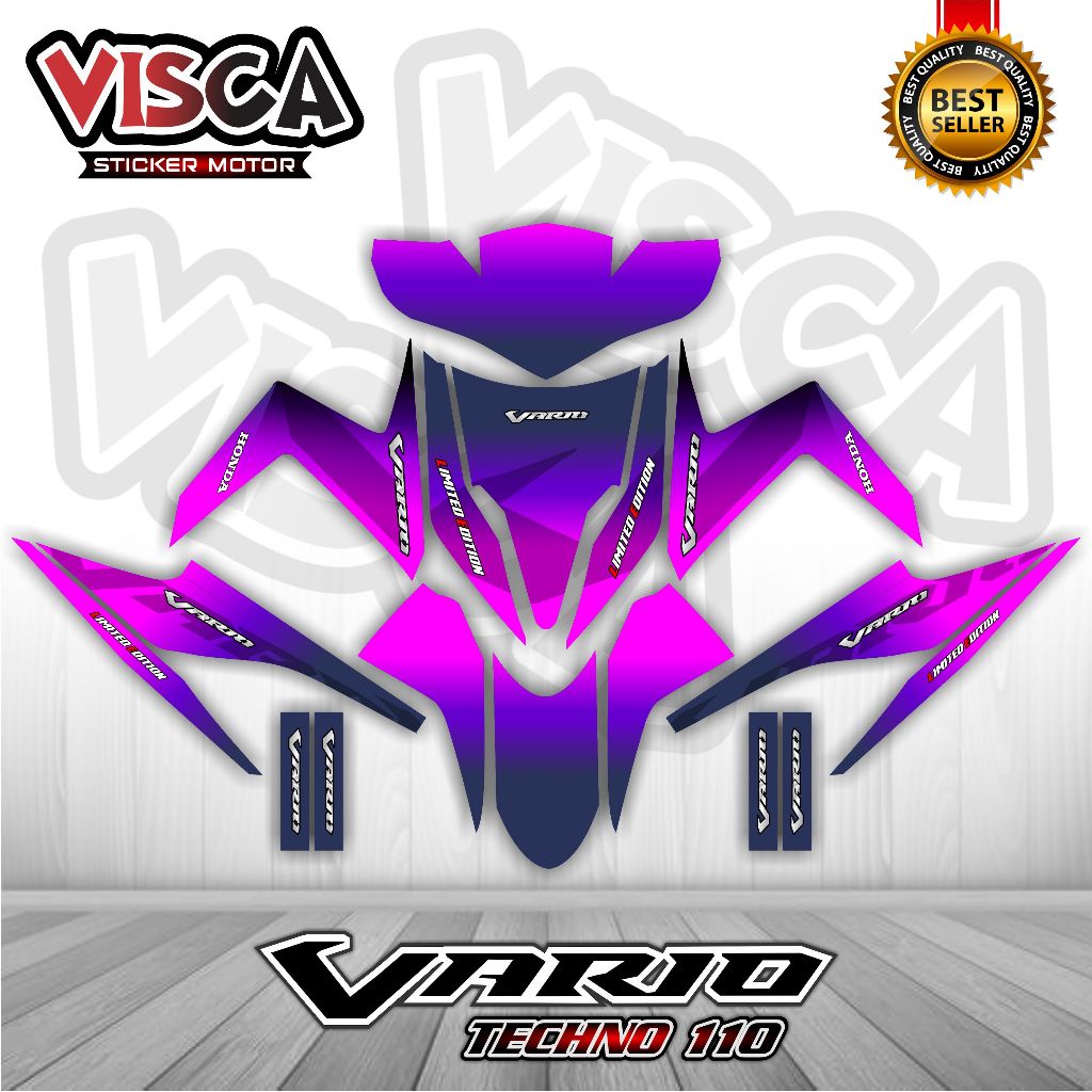 Jual Decal Vario 110 Techno Full Body Stiker Vario 110 Techno Full Body ...