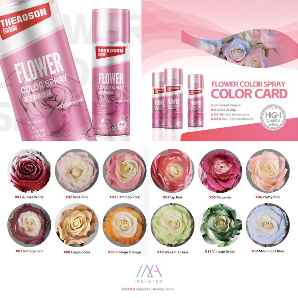 Jual FLOWER COLOR SPRAY PAINT water-based | Cat Semprot/Piloks Bunga ...
