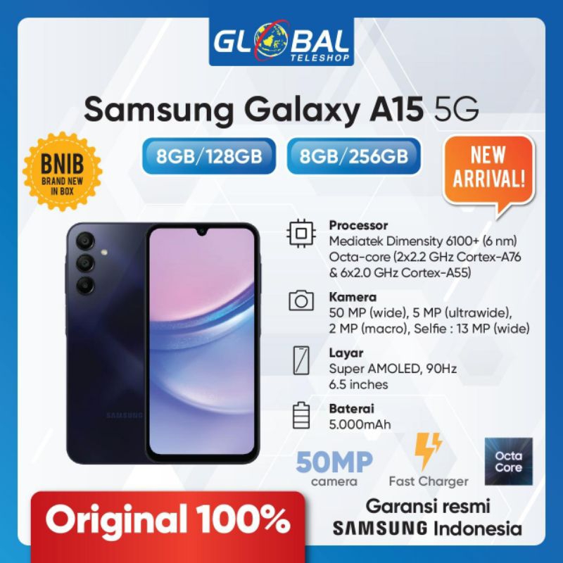 Jual Samsung Galaxy A15 5G 8/256GB - Garansi Resmi Samsung | Shopee ...