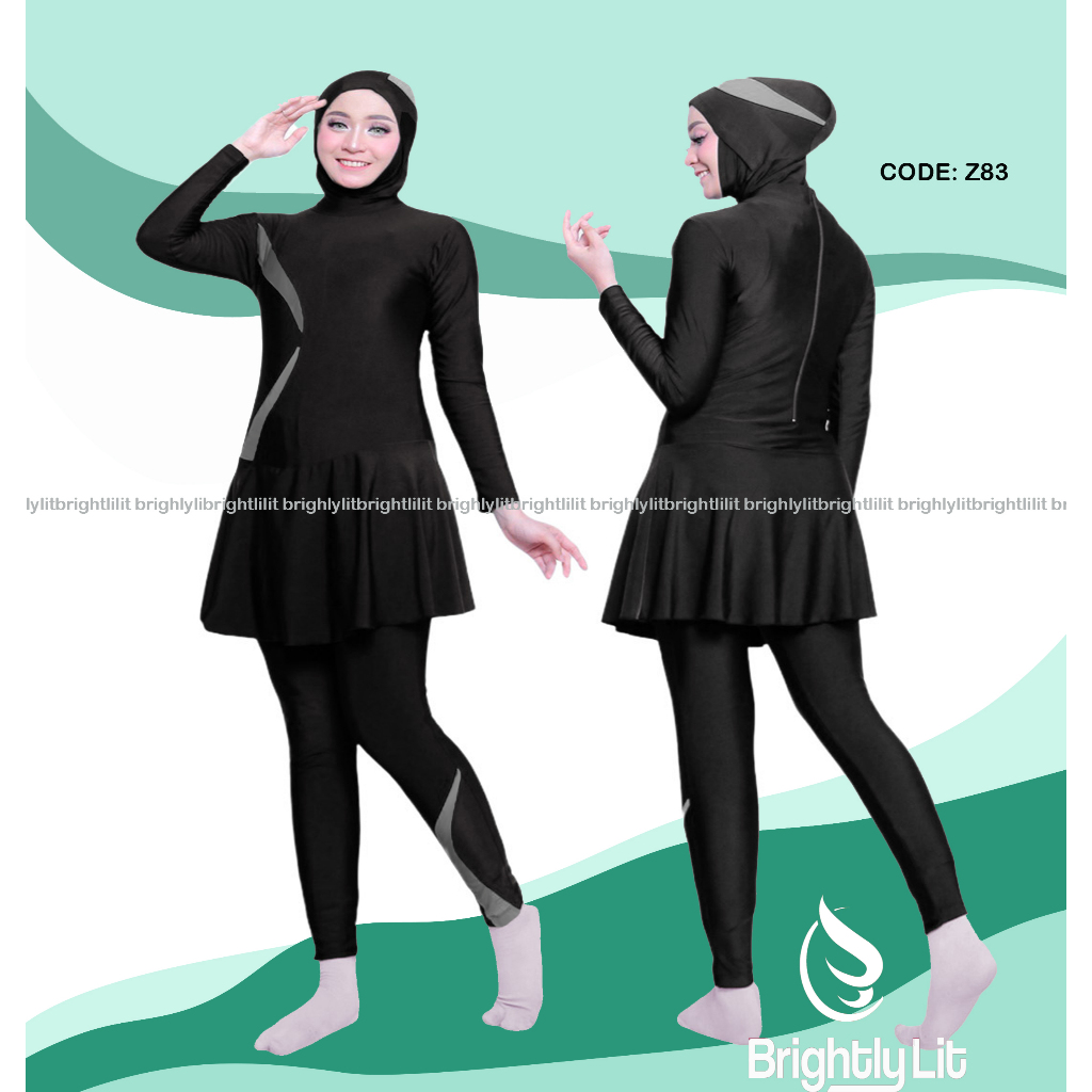 Jual Baju renang muslim dewasa pakaian renang wanita muslimah hijab ...