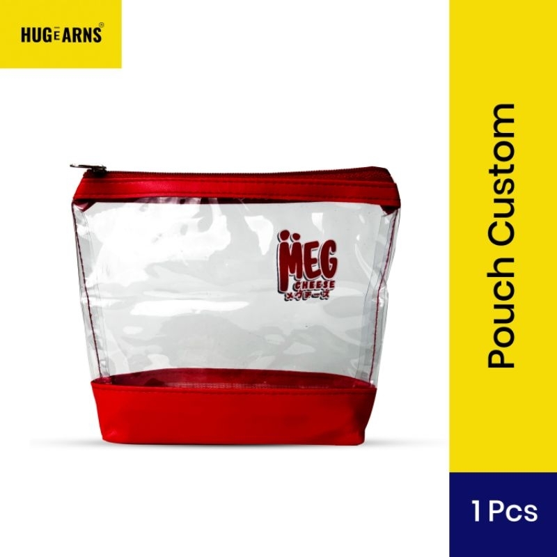 Jual HUGeARNS - Pouch PVC Custom Pouch Mika Custom / Pouch Mika ...