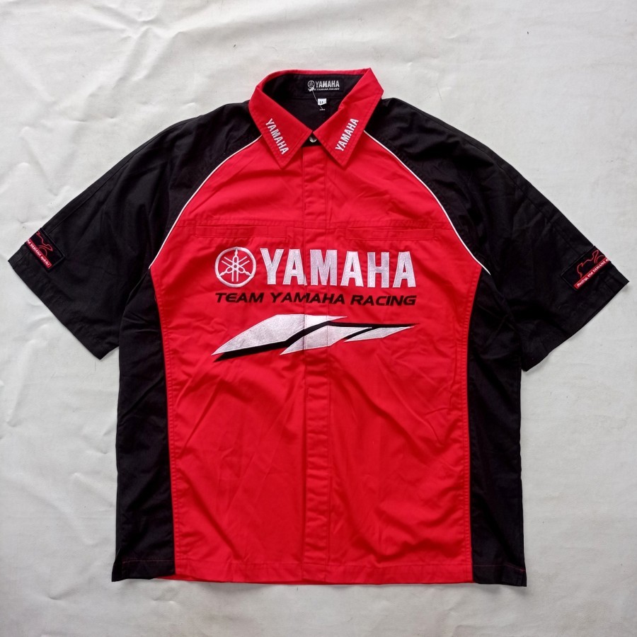 Jual kemeja yamaha racing team official pitcrew paddock original ...