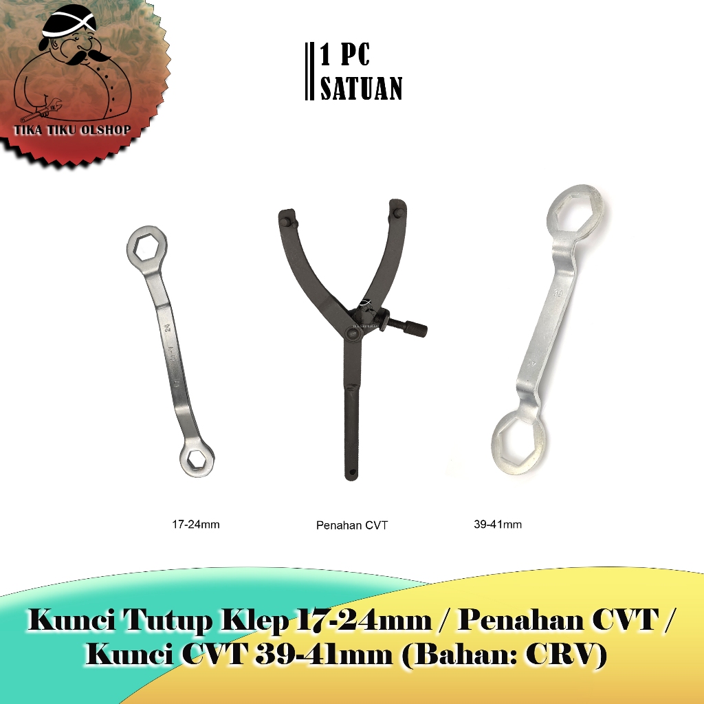 Jual Kunci Treker Mur CVT 39-41/Kunci Tutup Klep 17-24/Penahan CVT ...