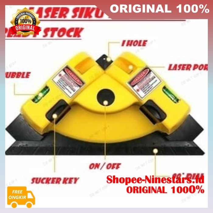 Jual Laser Siku Alat Ukur Sudut 90 LV 100% ASLI OROGINAL | Shopee Indonesia