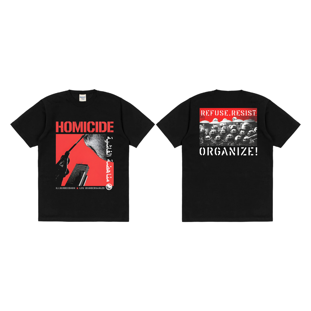 Jual Rockermusic T-shirt Band Homicide Organize Grmlc | Shopee Indonesia