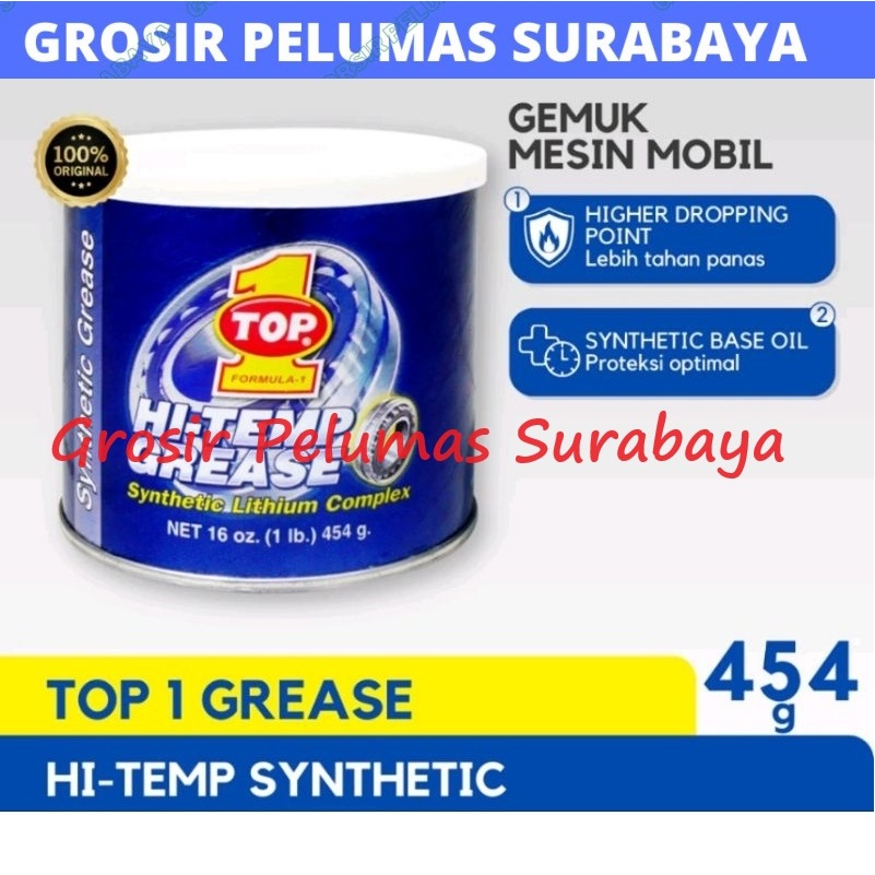 Jual gemuk Top1 Top 1 Hi Temp grease Top One Hitemp lithium complex ...