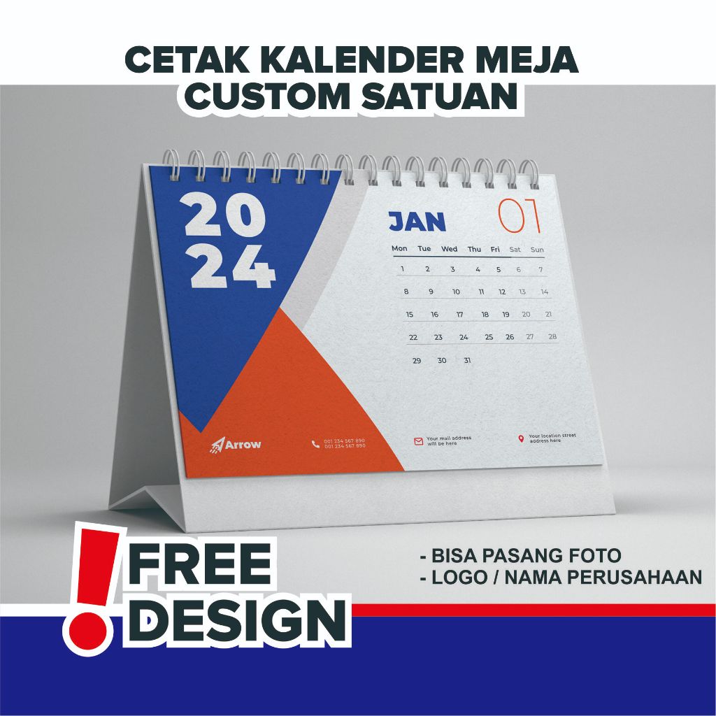 Jual Kalender Meja Duduk Custom / Satuan | Shopee Indonesia