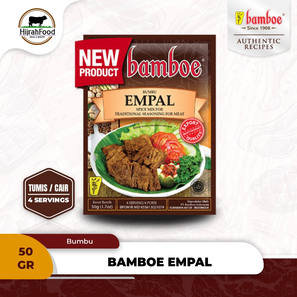 Jual Bamboe Bumbu Empal Spice Mix for Traditional Seasoning for Meat ...