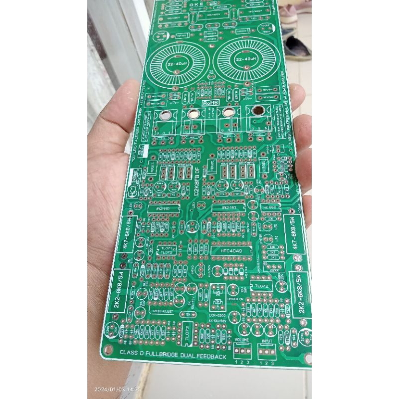 Jual PCB power Class D D2k8FB DF | Shopee Indonesia