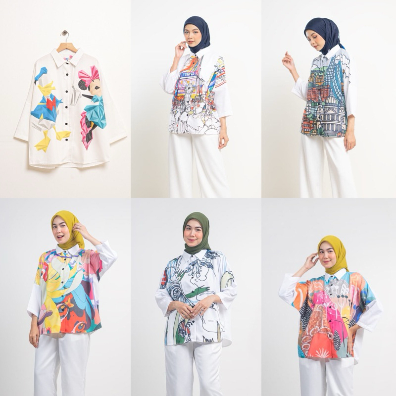 Jual Kemeja OVERSIZED Toyobo Print Premium | Shopee Indonesia