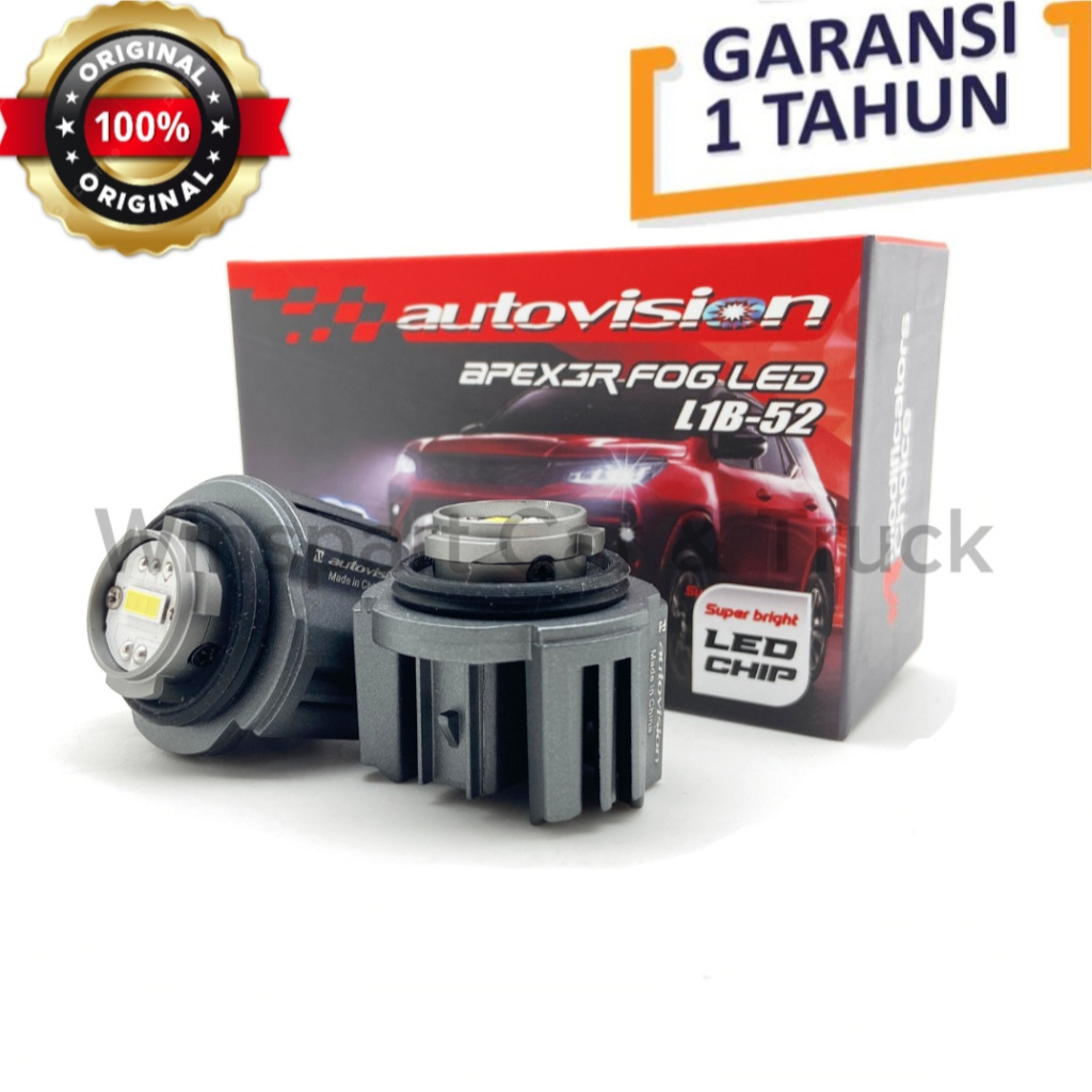 Jual Autovision Apex3r Fog LED L1B-52 12V 6000K Putih/ Lampu Kabut Toyota Honda Garansi 1 Tahun ...