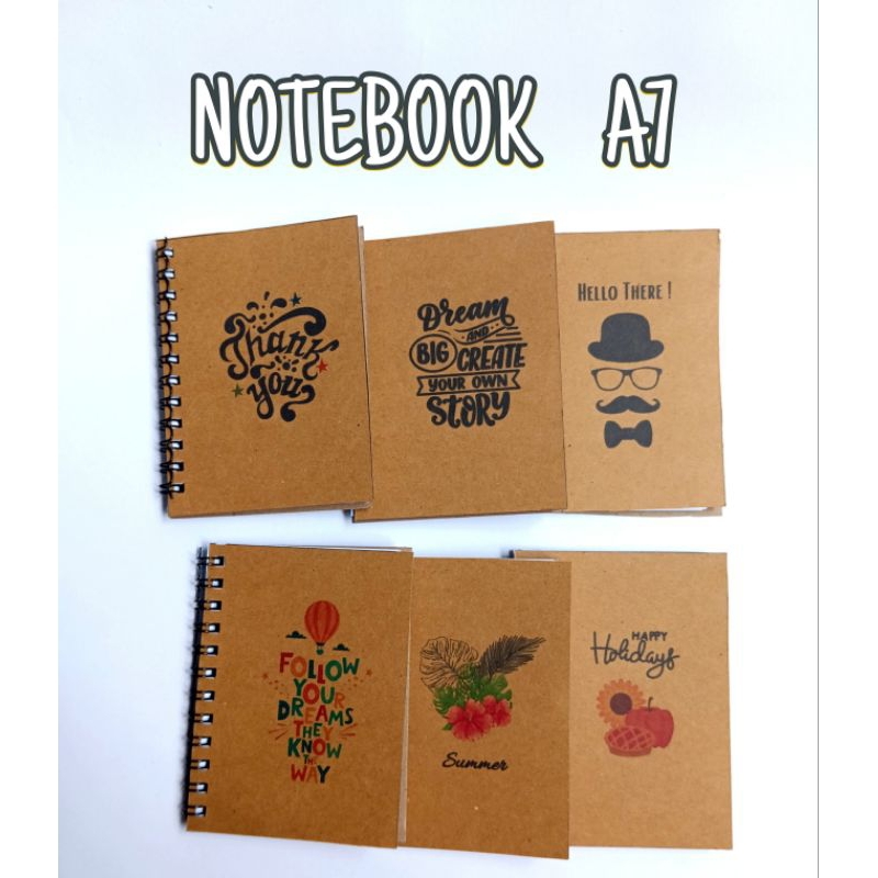 Jual NOTEBOOK | NOTEBOOK A7 | SKETCHBOOK | BUKU | MINI BOOK | BOOK ...