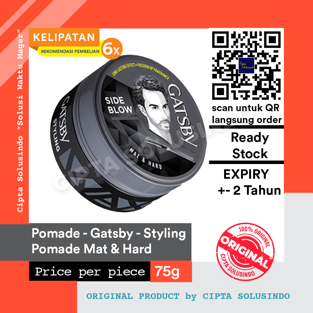 Jual Pomade - Gatsby - Styling Wax Mat & Hard ( harajuku / side blow ...