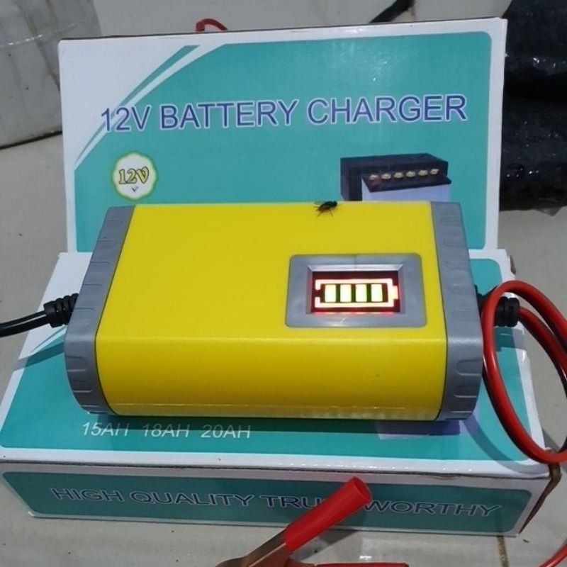 Jual cas aki 12volt output 2A bisa untuk aki 7Ah-20AH | Shopee Indonesia