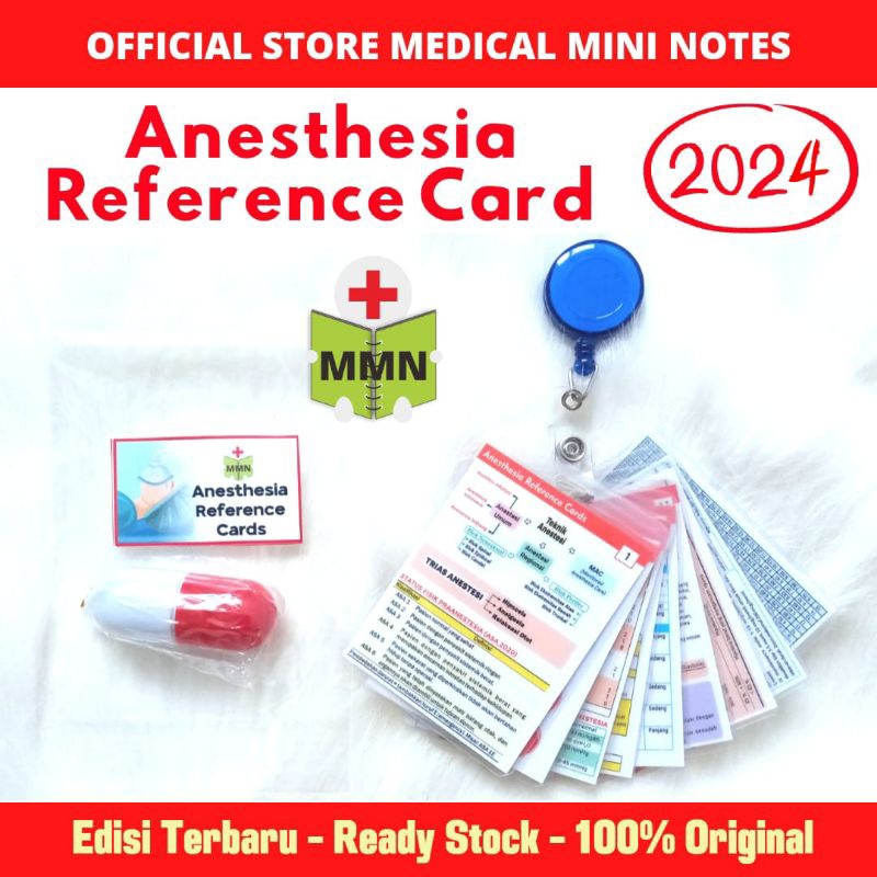 Jual New 2024| Medical Mini Card - Anestesi Card | Kartu Anestesi ...