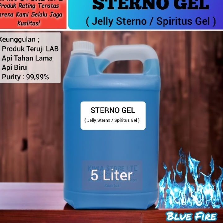 Jual 77 Sterno Gel 5 Liter Isi Ulang Sterno Gel Jelly Sterno Spiritus ...