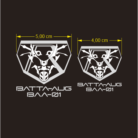 Jual Cutting Sticker Stiker Shin Kamen Rider Batta Aug 01 Vinyl Oracal ...