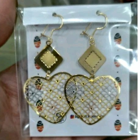 Jual anting wayang love jala warna cantik limited | Shopee Indonesia