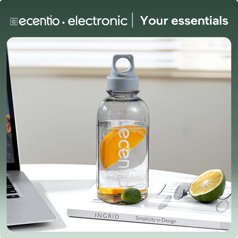 Jual ecentio Botol minum 500ml Tumblr botol transparan / botol olahraga ...