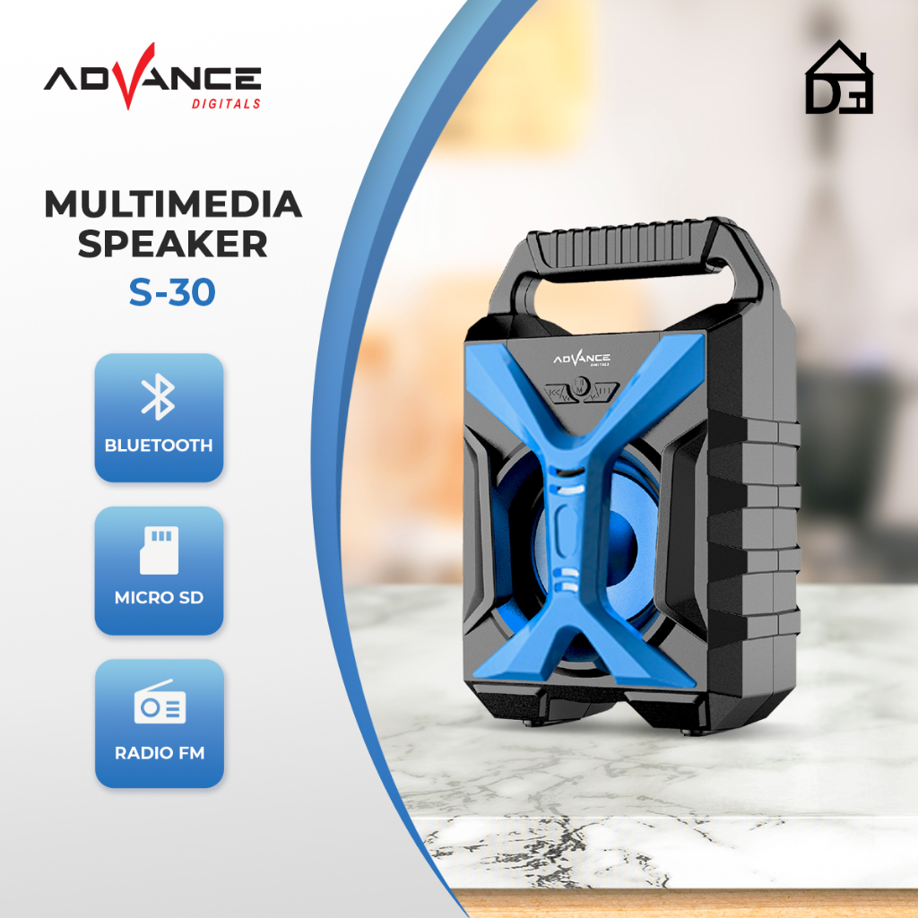 Jual Speaker Bluetooth Advance S30 Kotak Musik Nirkabel Portable Super ...