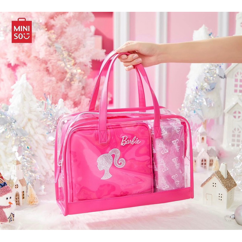 Jual MINISO X BARBIE TAS 3 IN 1 / TAS TRANSPARAN 3 IN 1 BARBIE / BARBIE ...