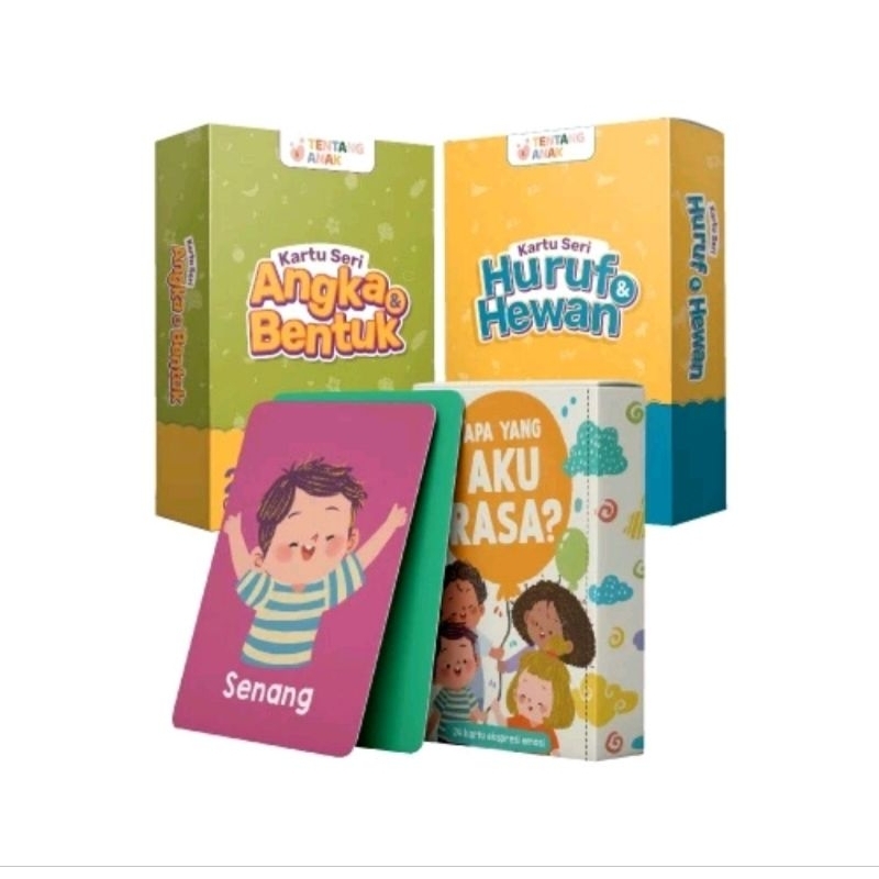 Jual Tentang Anak - Flash Card Angka Huruf dan Apa yang Aku Rasa ...
