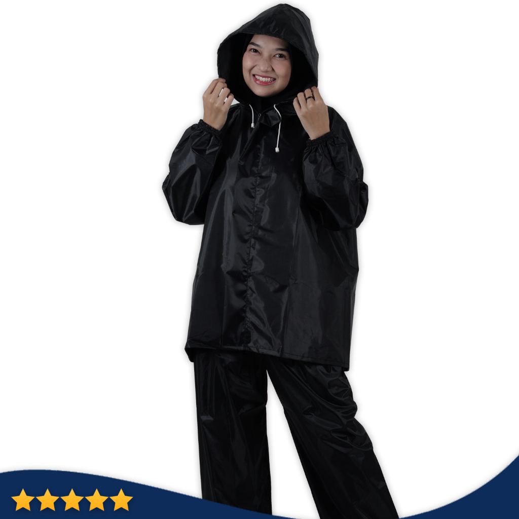 Jual Jas Hujan Baju Celana Parasut D70 Pria Wanita Harga Murah Kualitas ...