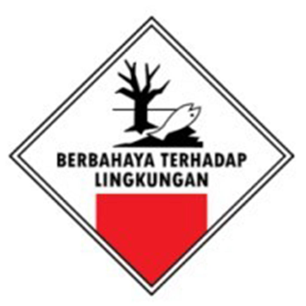 Jual STICKER VINYL Simbol BERBAHAYA BAGI LINGKUNGAN UK 15X15 CM rambu ...