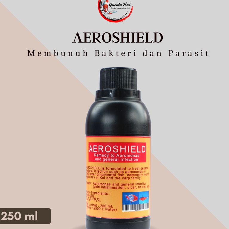 Jual AEROSHIELD Obat Aeromonas Aeroshield dan Infeksi Bakteri Ikan Koi ...